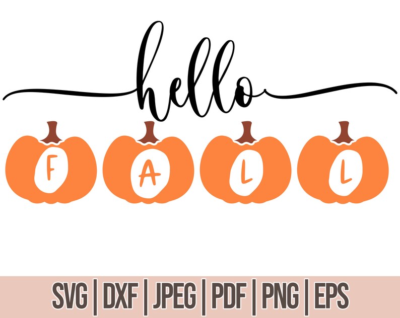 Hello Fall Svg, Fall Svg, Fall Welcome Svg - Etsy