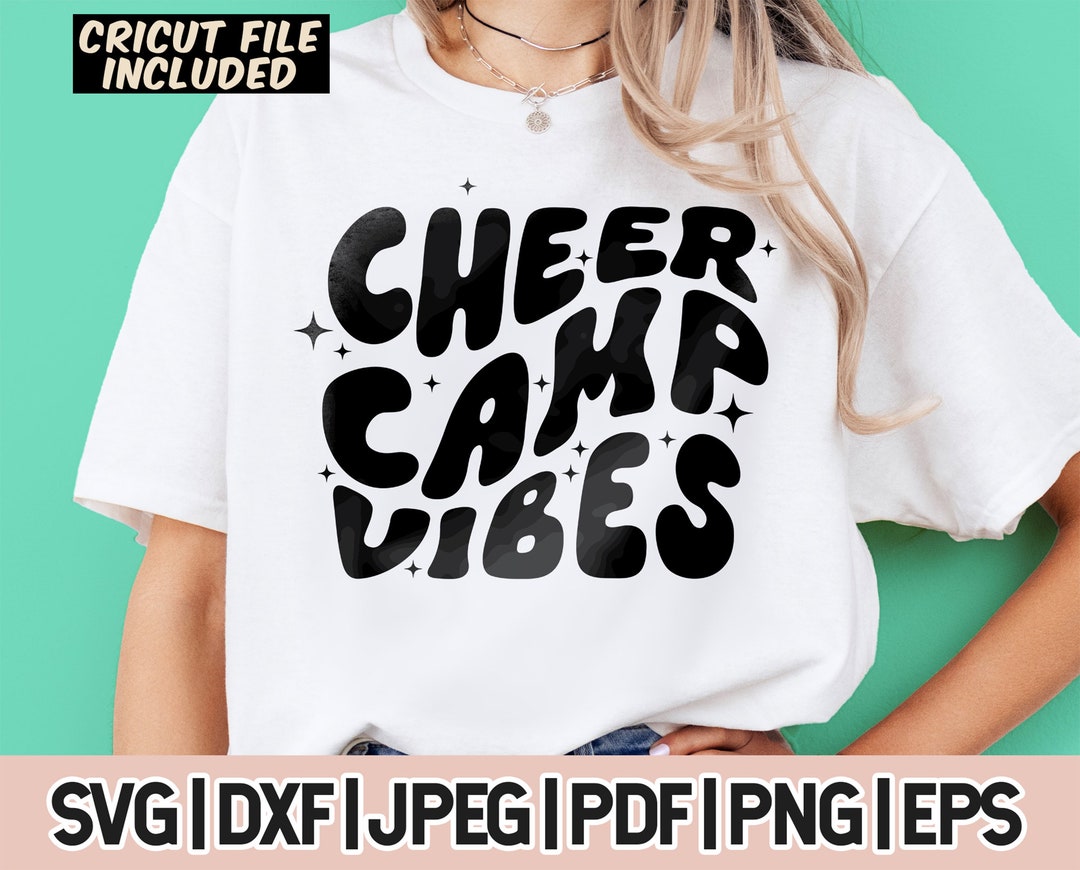 Cheer Camp Vibes SVG, Cheerleading Svg, Cheer Squad PNG - Etsy