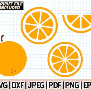 Orange SVG Bundle,orange Graphics,fruit Svg,citrus Cut Files,orange ...