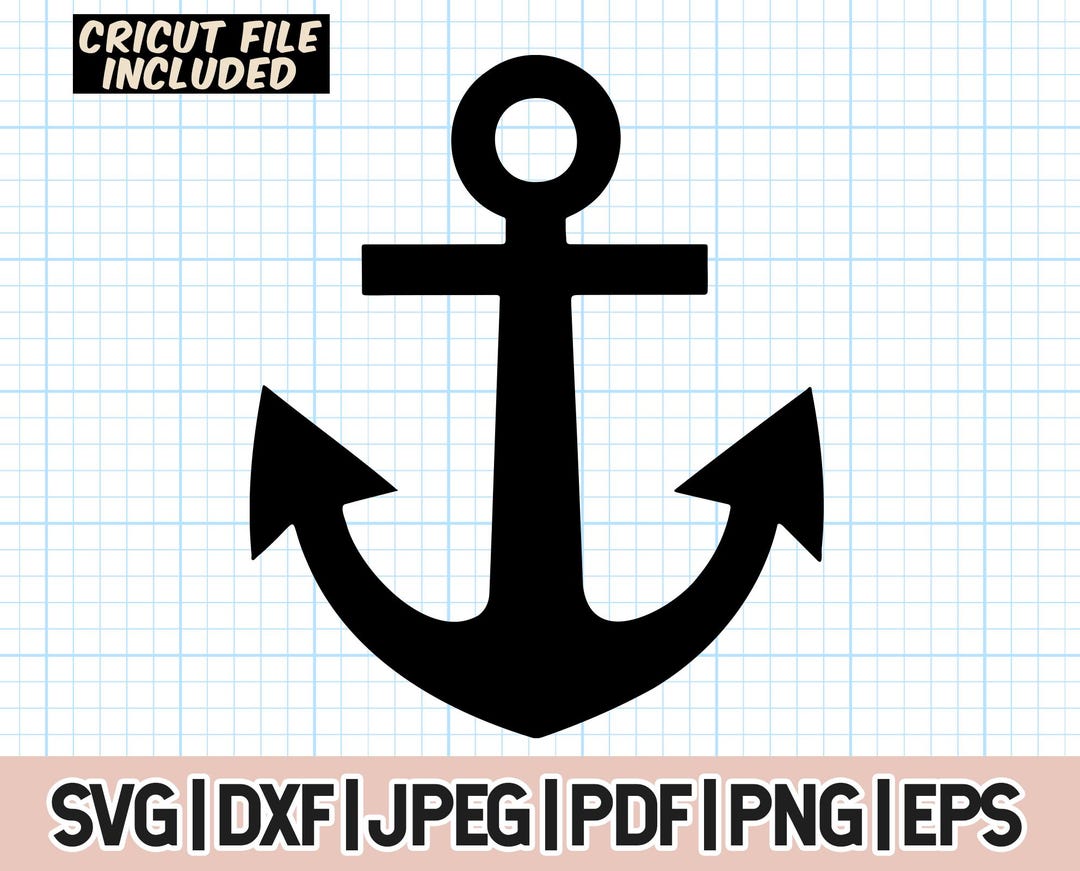 Anchor Svg, Anchor Svg, Nautical Svg, Ship Anchor Svg, Boat Anchor Svg ...