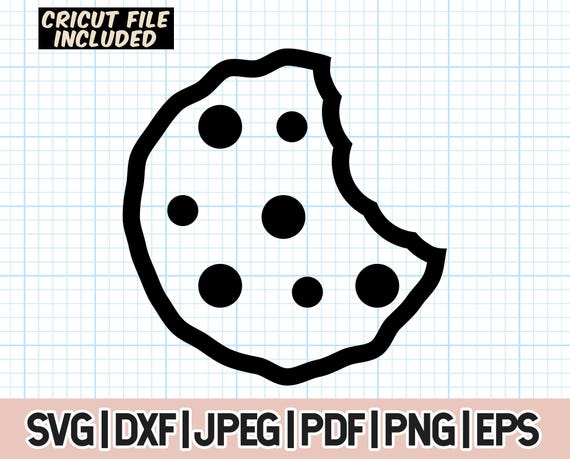 Chocolate Chip Cookie Outline