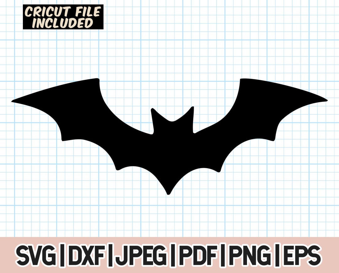 Bat Svg, Bat Svg for Commercial Use, Cut File, Halloween Svg, Digital ...