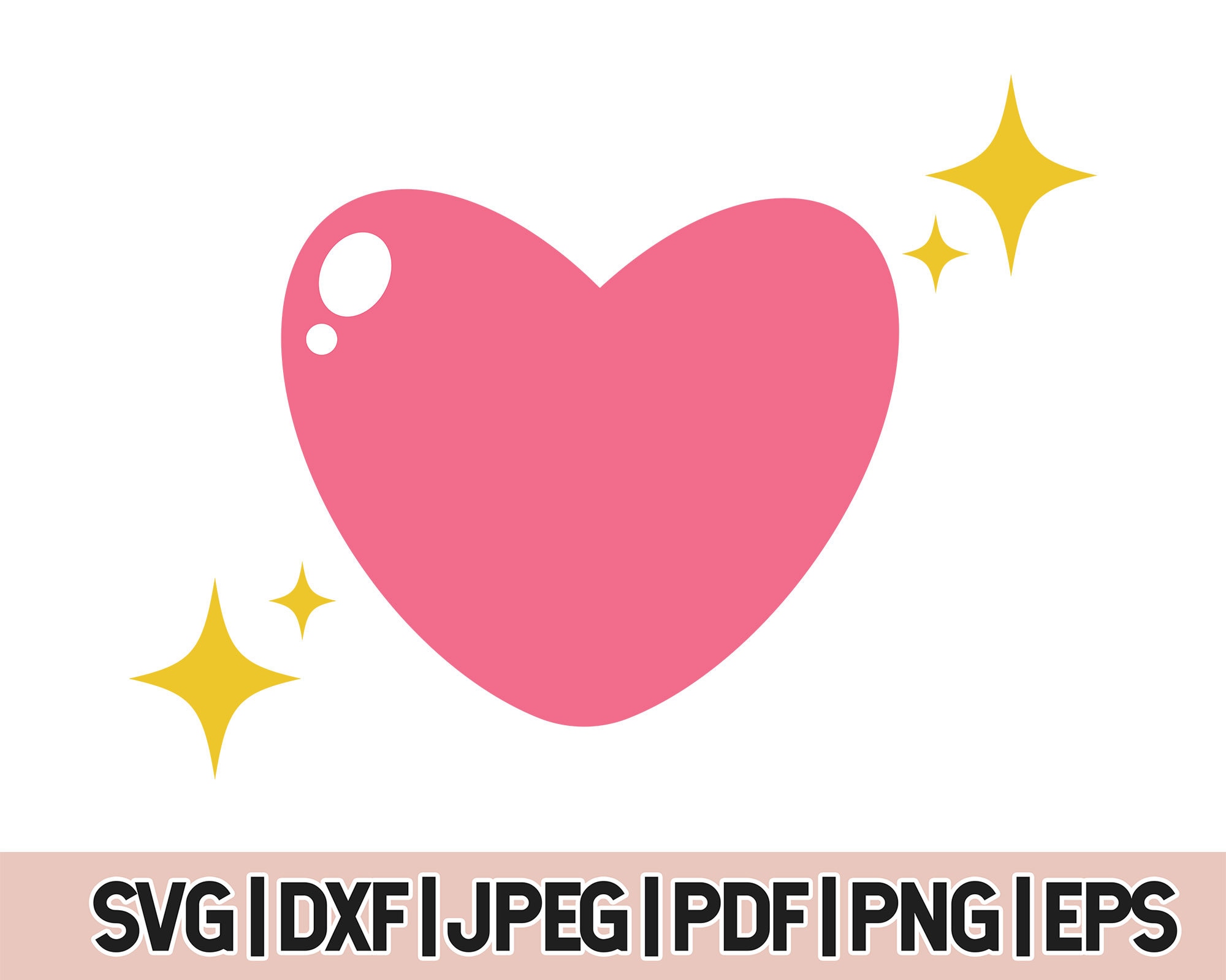 Cute Heart Svg Kawaii Heart Svg Anime Heart Png Baby - Etsy Canada