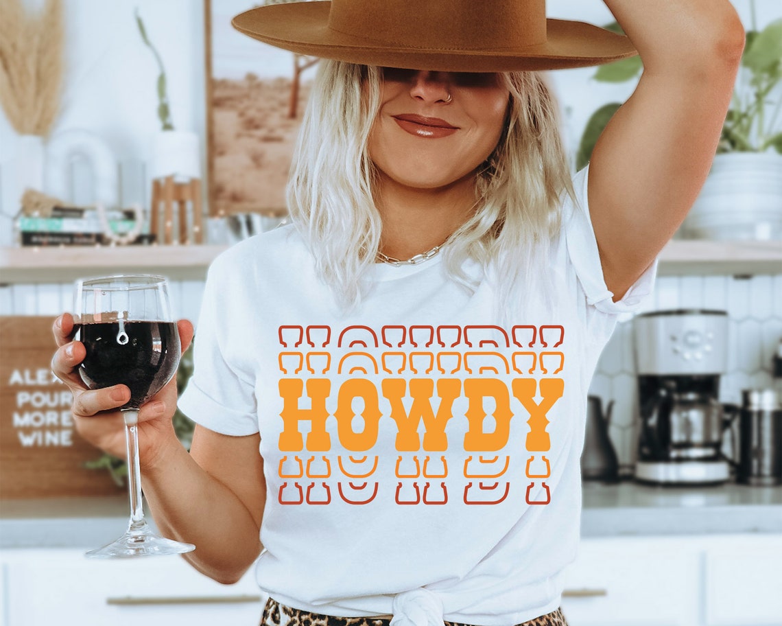 Howdy Svg Howdy Stacked Png Western Svg Texas Svg Cowboy | Etsy Canada