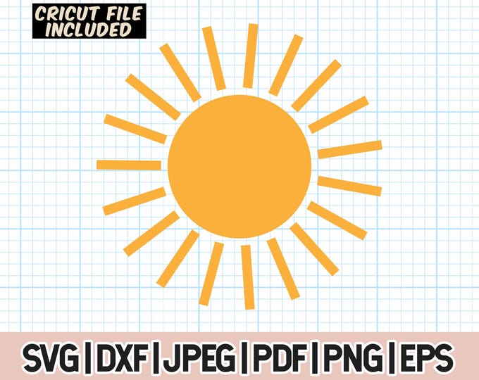 Sunshine SVG, Sun Svg, Sun Vector, Boho Sun Svg, Sunshine Cut File, Sun ...