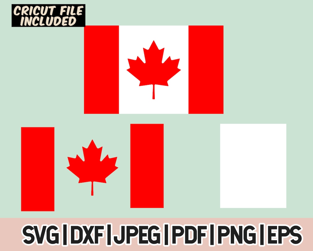 Canada Flag Svg and Png, Canadian Flag Png, Maple Leaf Svg, Canada ...