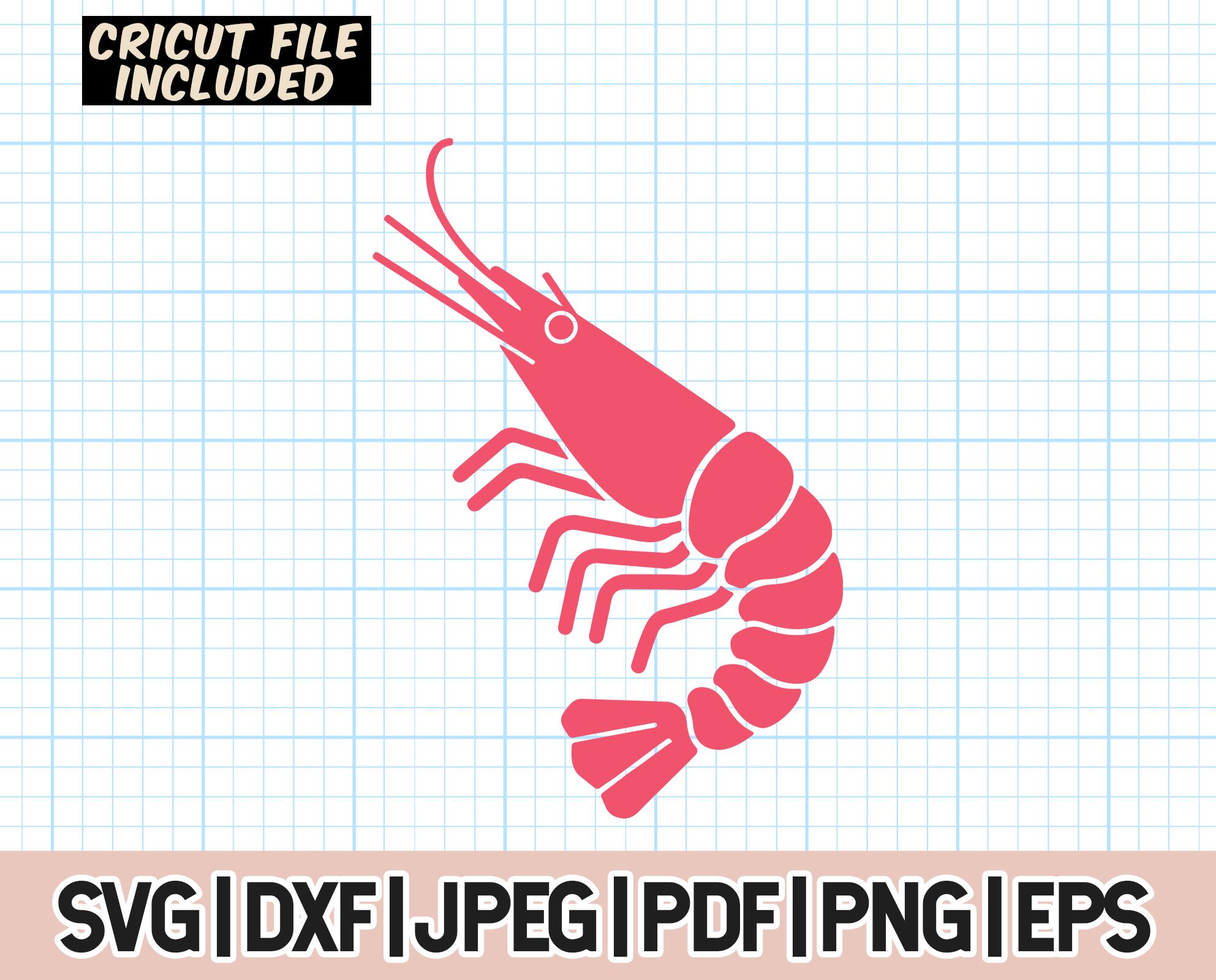 Shrimp Svg, Seafood Png, Crestaion Svg, Boiled Shrimp Svg, Sea Food Svg ...