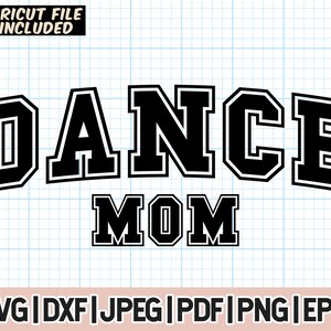 Dance Mom SVG, Competition Dance Mom PNG - Etsy