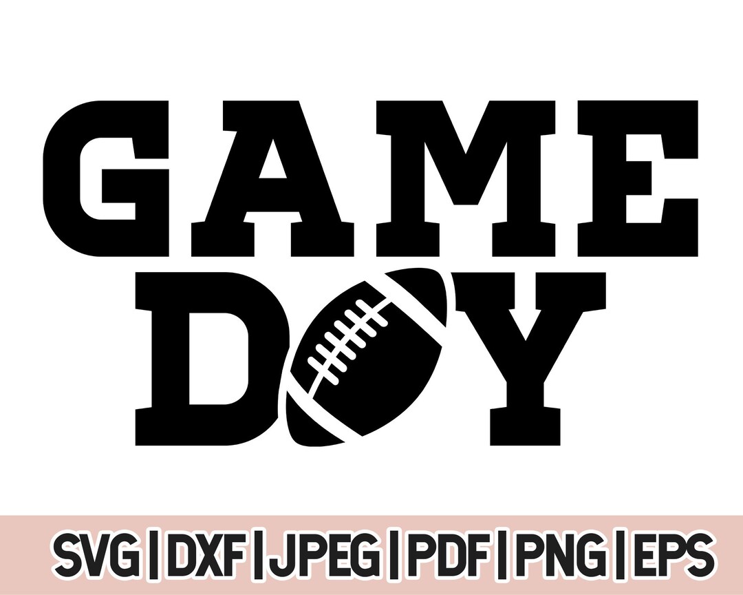Football Game Day Svg, Game Day Png, American Sports Png - Etsy