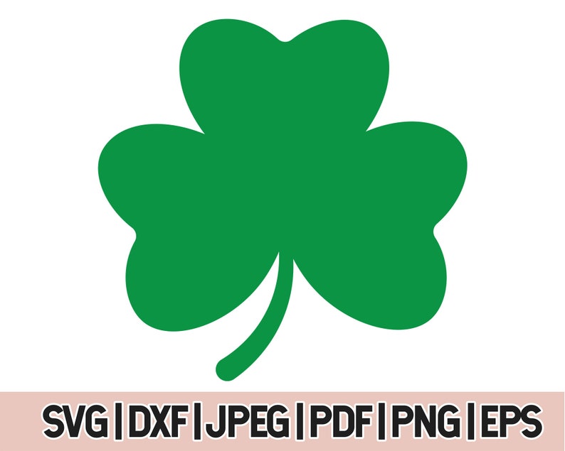 Shamrock Clover Svg Clover DIGITAL PNG St. Patrick Day | Etsy