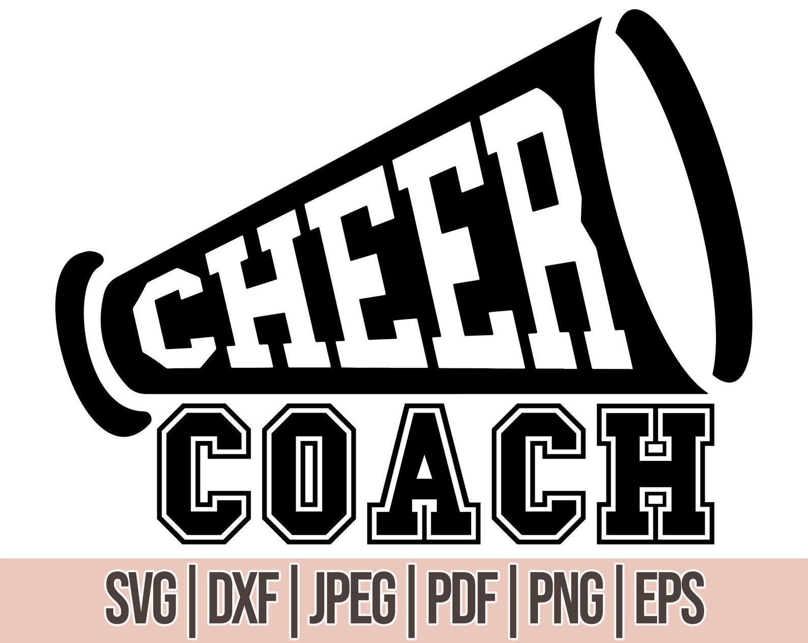 CHEER COACH SVG, Cheer Coach Png, (dxf, Svg, Jpg, Pdf, Eps) - Etsy