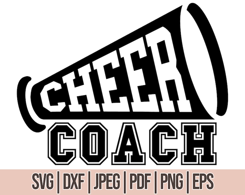 CHEER COACH SVG, Cheer Coach Png, (dxf, Svg, Jpg, Pdf, Eps) - Etsy
