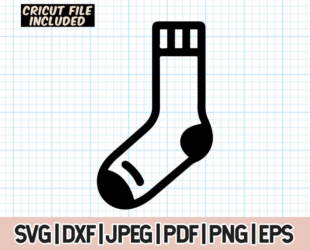 Socks SVG, Sock Cut File,clothing Clipart, Sock Clipart - Etsy
