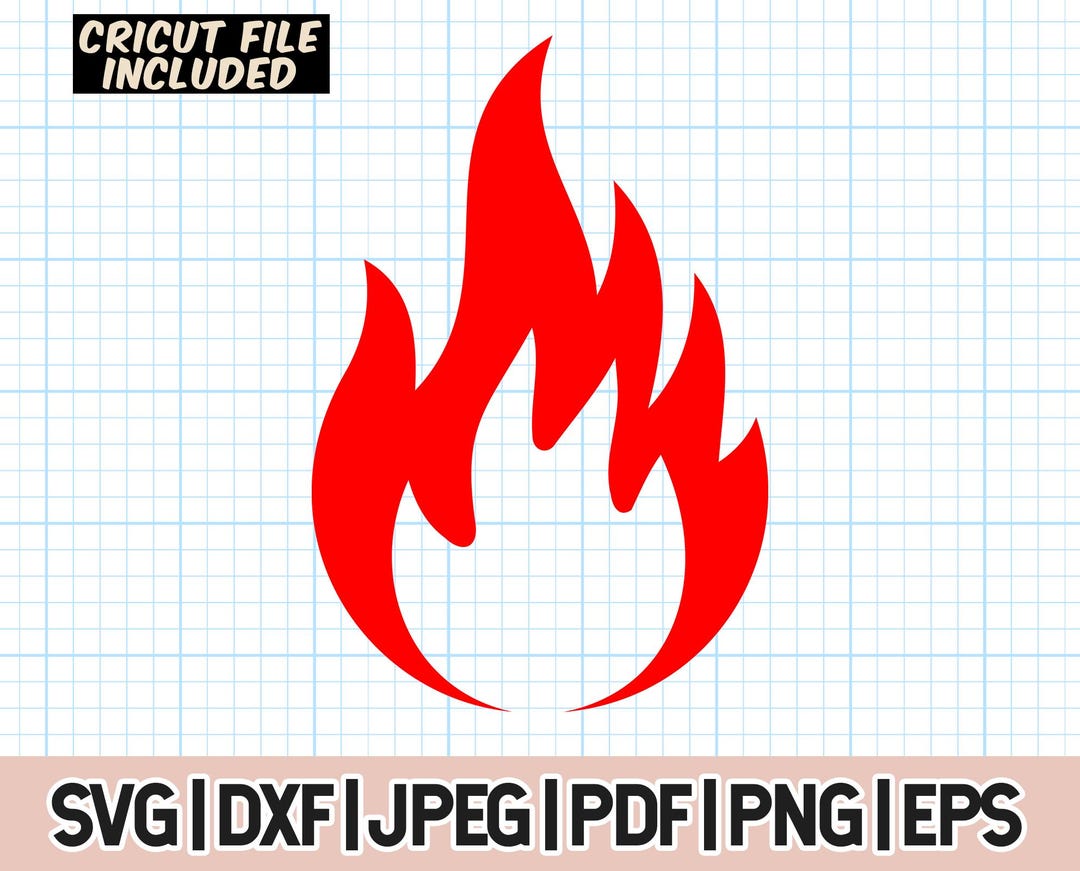 Fire SVG, Flames Svg,campfire Flame Png, Instant Download - Etsy