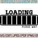 Loading Svg, Editable Loading Svg, Loading Bar Svg Png Dxf - Etsy