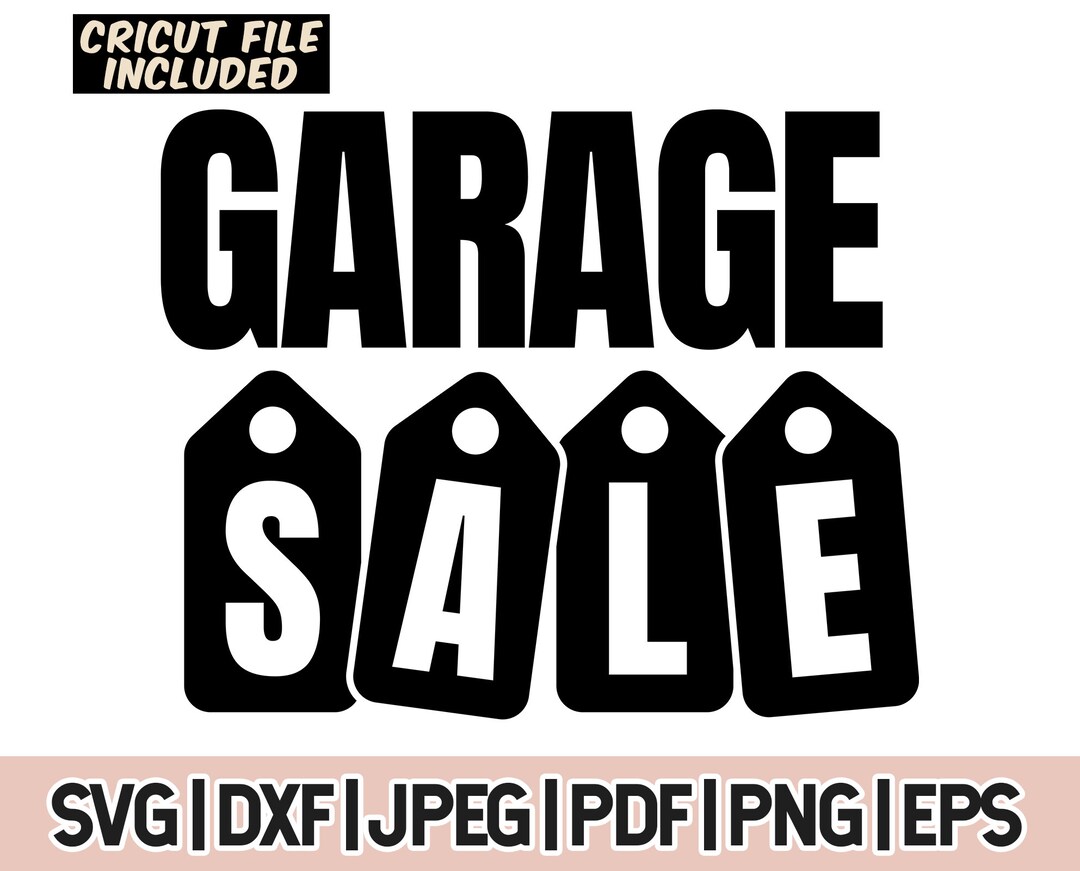 Garage Sale Svg, Garage Sales Tags Svg, Vector, Sublimation, Digital ...