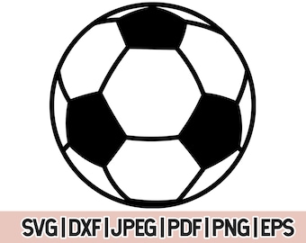 Soccer Ball Svg Files for Cricut Designs Svg Cut Files Silhouette Svg ...