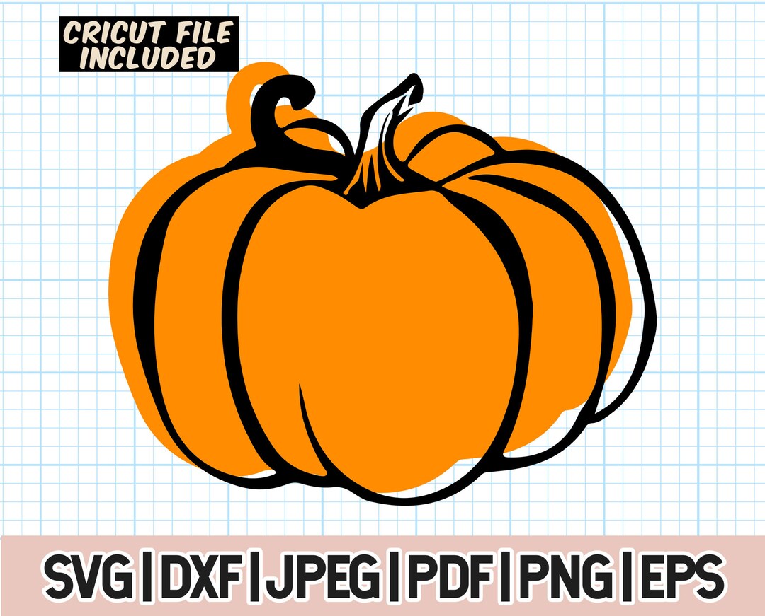 Cute Pumpkin Svg, Fall Clipart, Halloween Pumpkin Cut Files - Etsy