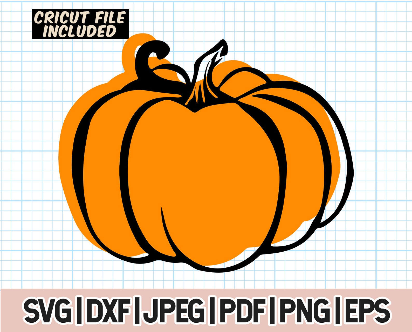 Cute Pumpkin Svg, Fall Clipart, Halloween Pumpkin Cut Files - Etsy