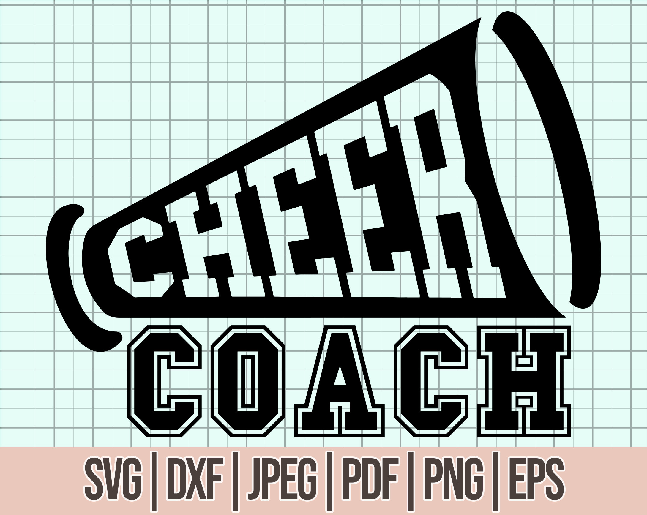 Cheer Coach Clip Art