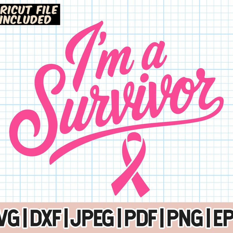 Cancer Survivor Templates - Etsy