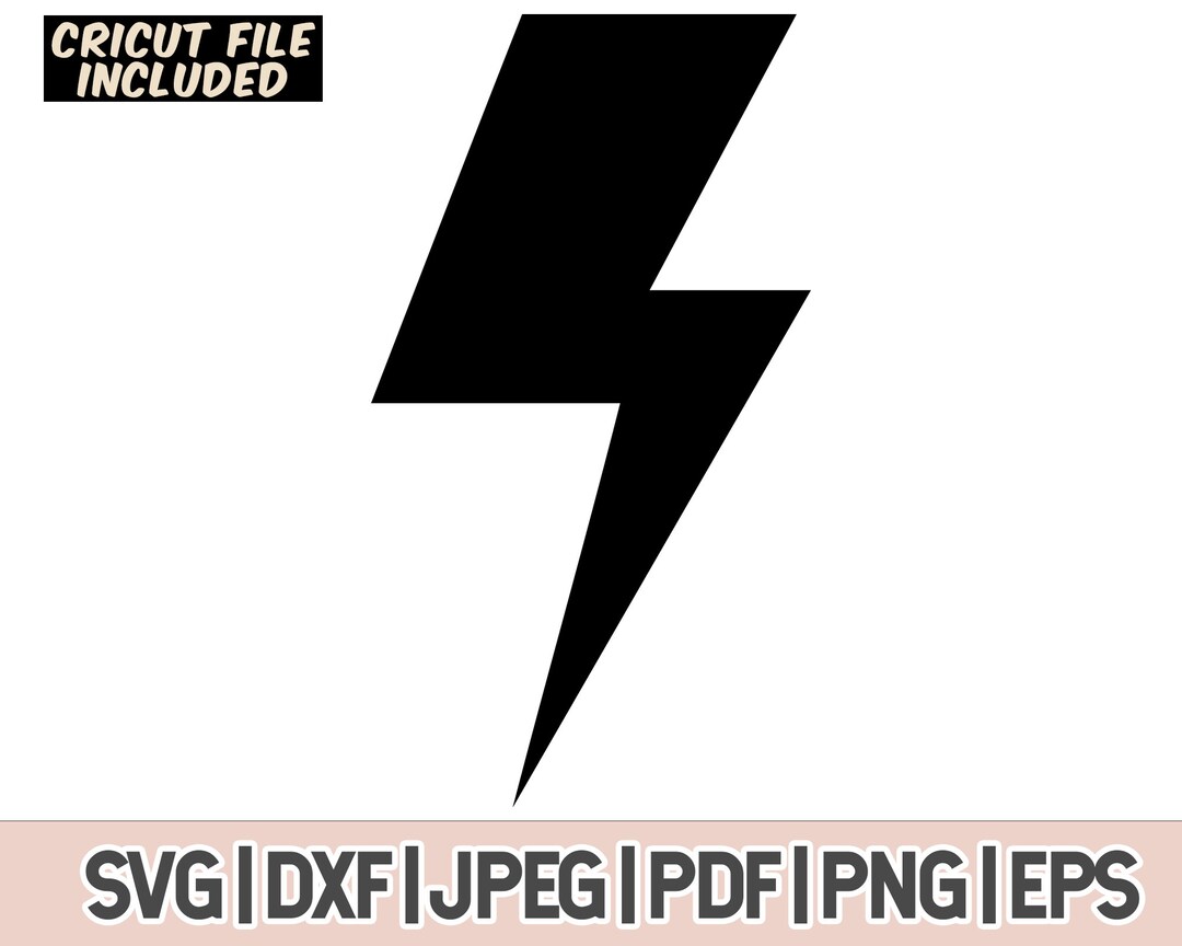 Lightning Svg and Png, Lightening Bolt Svg, Weather Svg - Etsy