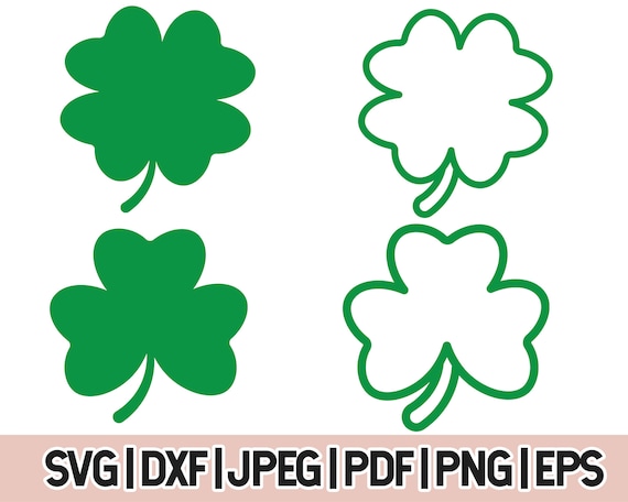 Shamrock Clover Svg Clover DIGITAL PNG St. Patrick Day | Etsy