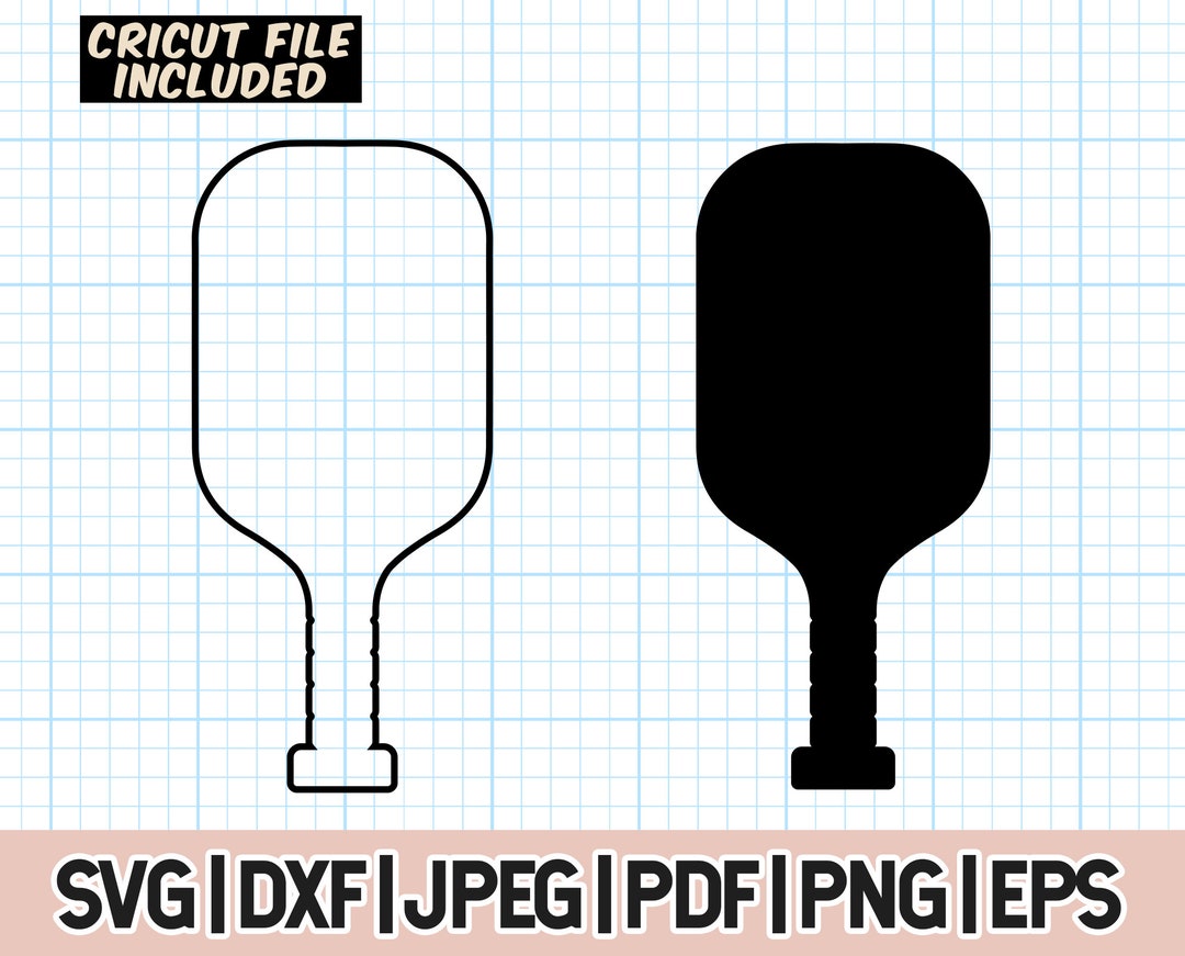 Pickleball Paddle Svg and Png Digital Download, Pickleball Graphics - Etsy