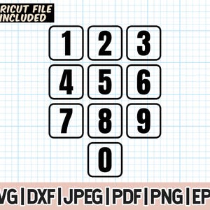 Lock Keypad Outline Svg, Lock Keypad Svg, Dial Pad Svg, Numbers Svg ...