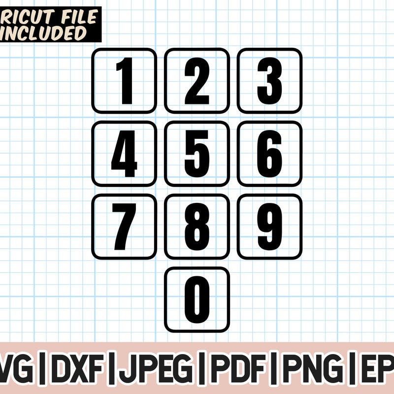 Phone Number Pad - Etsy