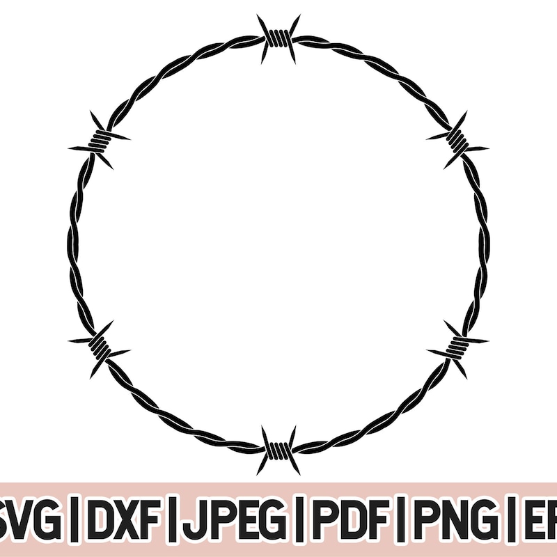 Barbed Wire Svg - Etsy