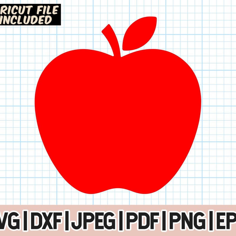 Apple Svg - Etsy