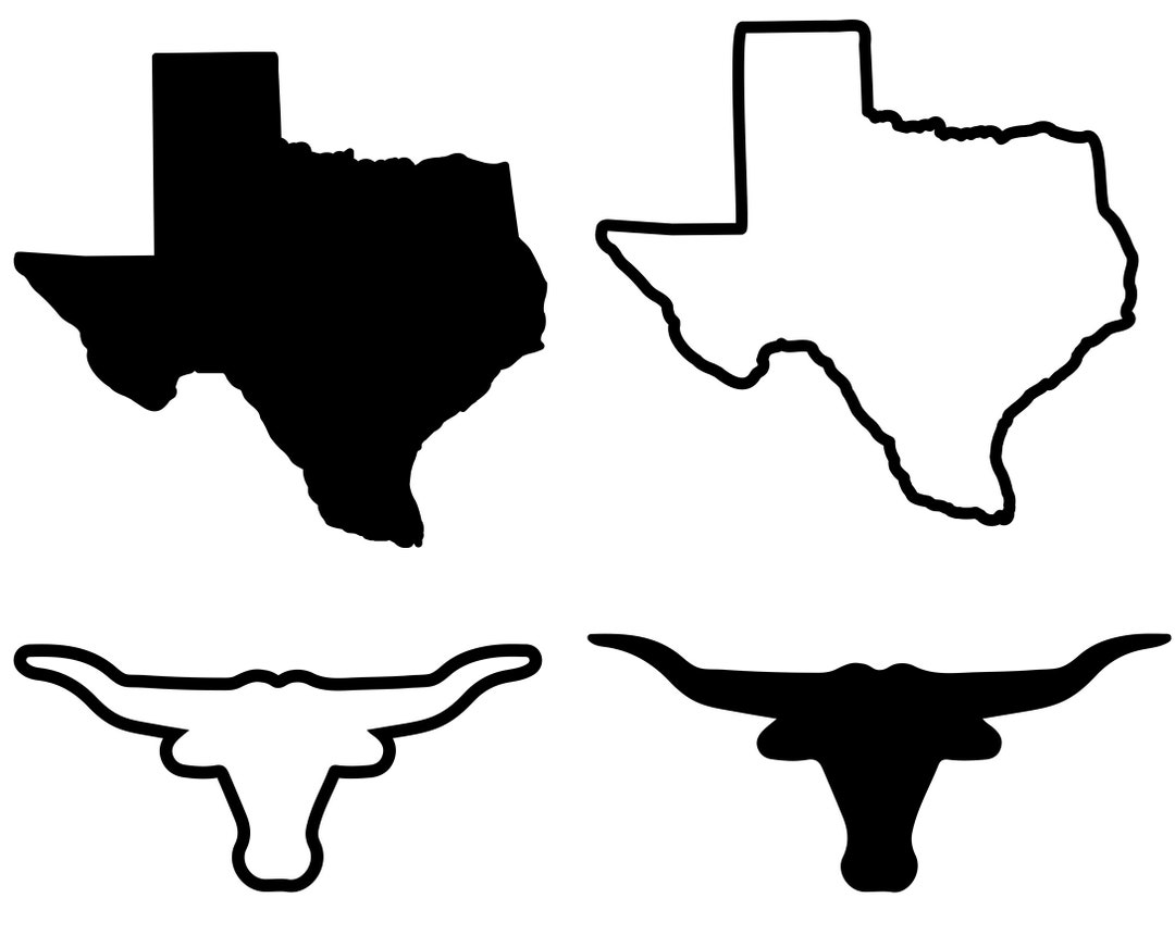Texas Svg State Shape Bundle , Texas Outline Svg , Texas State Svg ...