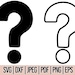 Question Mark Svg - Etsy