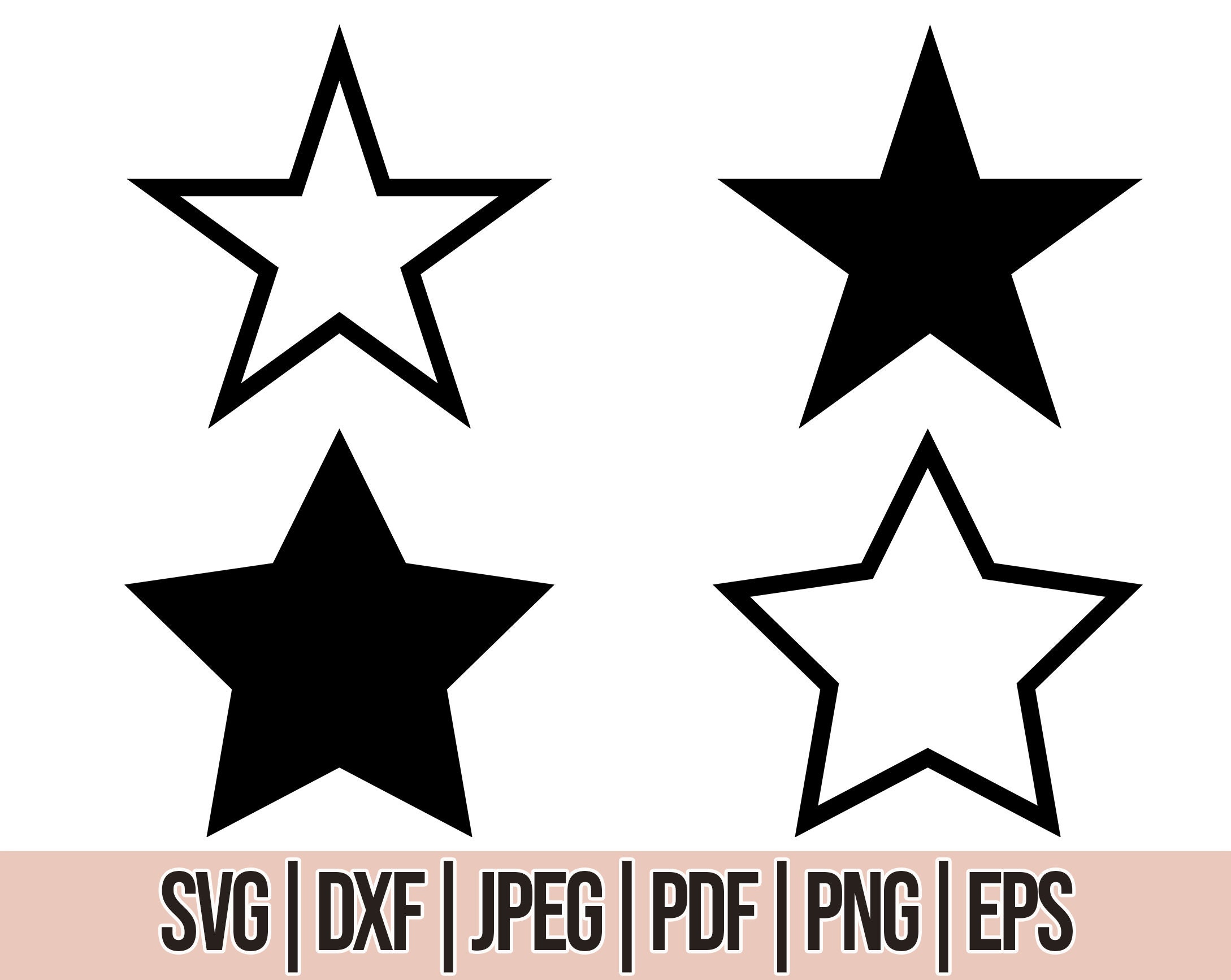 Stern Svg Cut Datei, Sterne Png, Sterne Bundle Svg - Etsy Schweiz