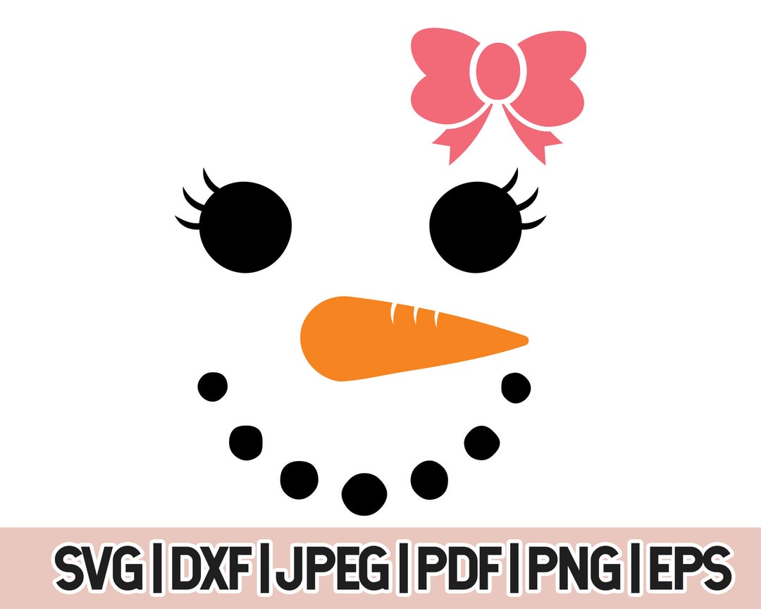 Snow Woman Svg, Snowwoman Png - Etsy