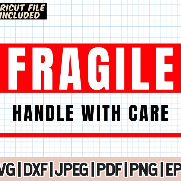Buy Handle With Care Sticker Online In India - Etsy India