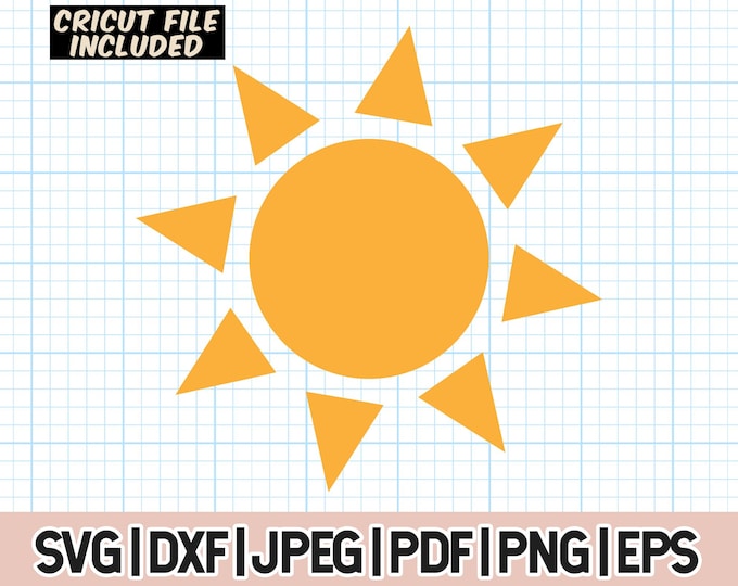 Sun SVG - Sunshine Svg - Hand Drawn Sun SVG - Summer Sun SVG - Summer ...