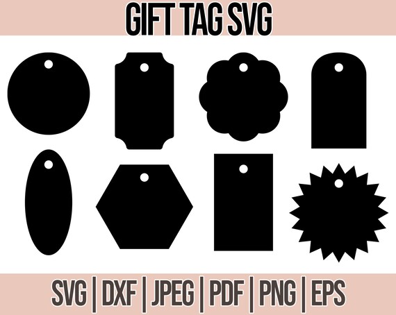 Gift Tag Svg GIFT TAGS CUTFILE for Cricut Glowforge and | Etsy