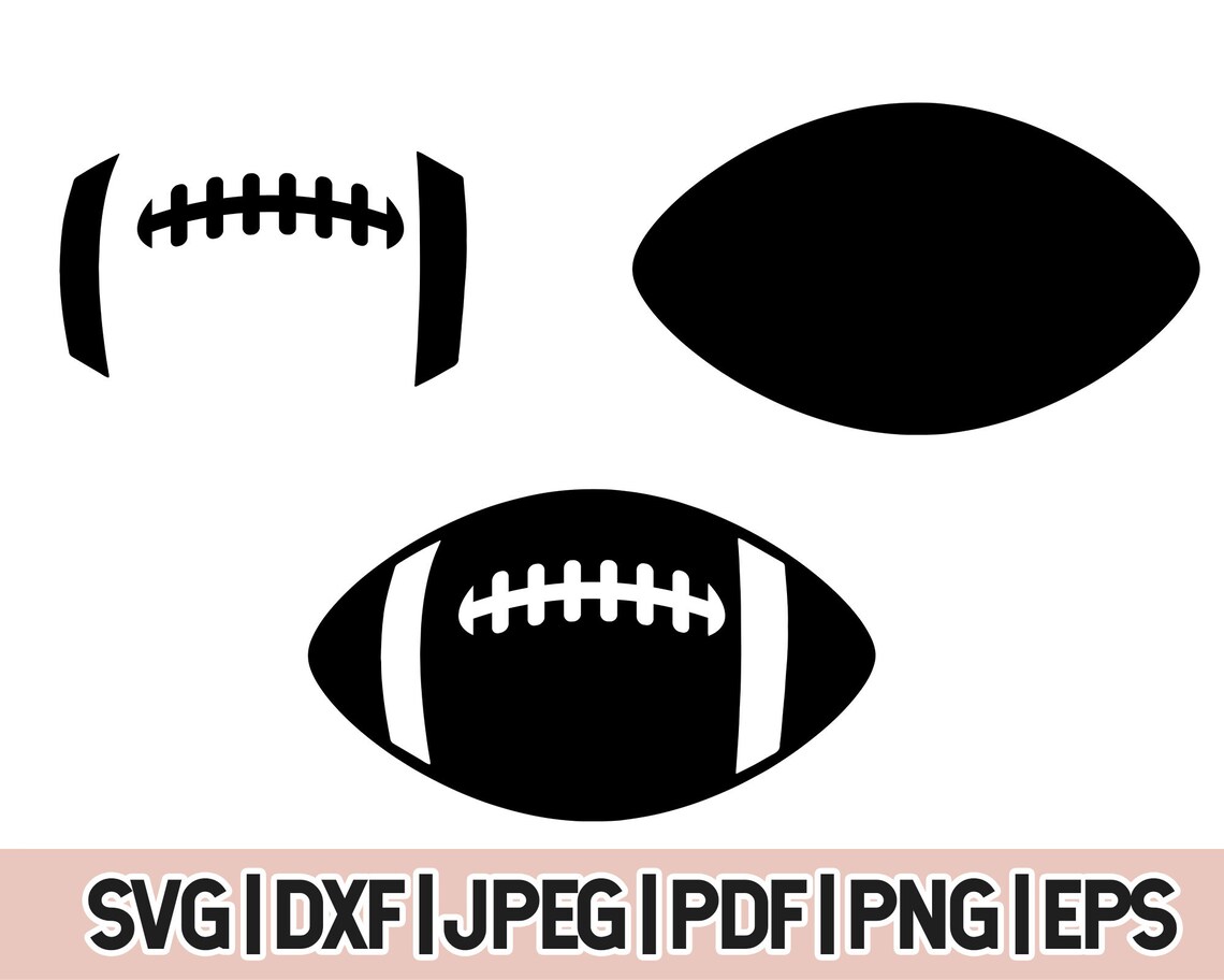 Football Svg for Cricut Sports Themed Svg Football Lace - Etsy