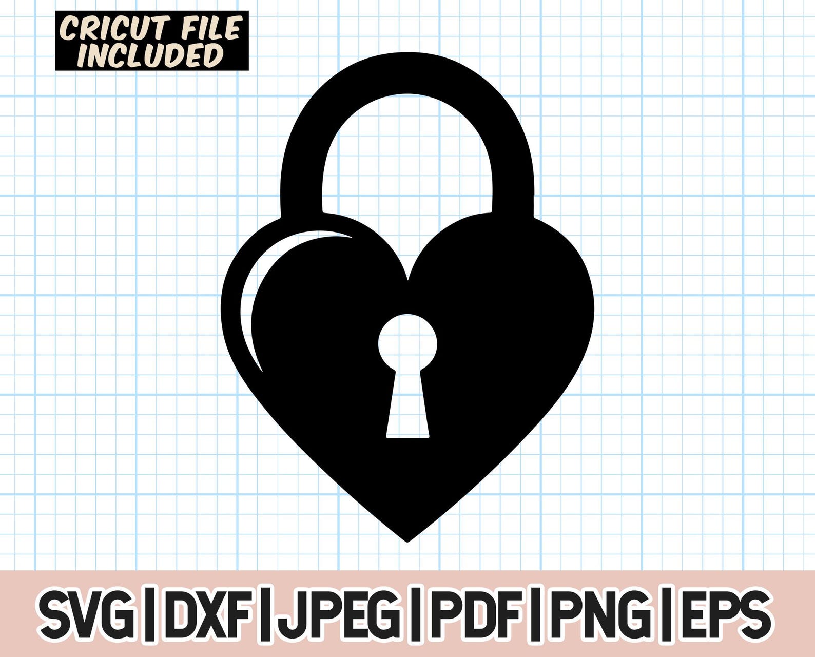 Heart Lock SVG, Lock Vector, Locks Vector, Paddle Lock SVG, Cricut ...