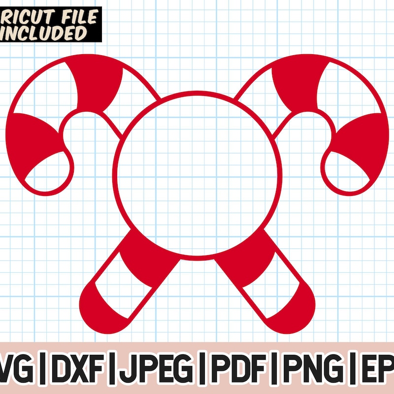 Svg Peppermint Frame - Etsy