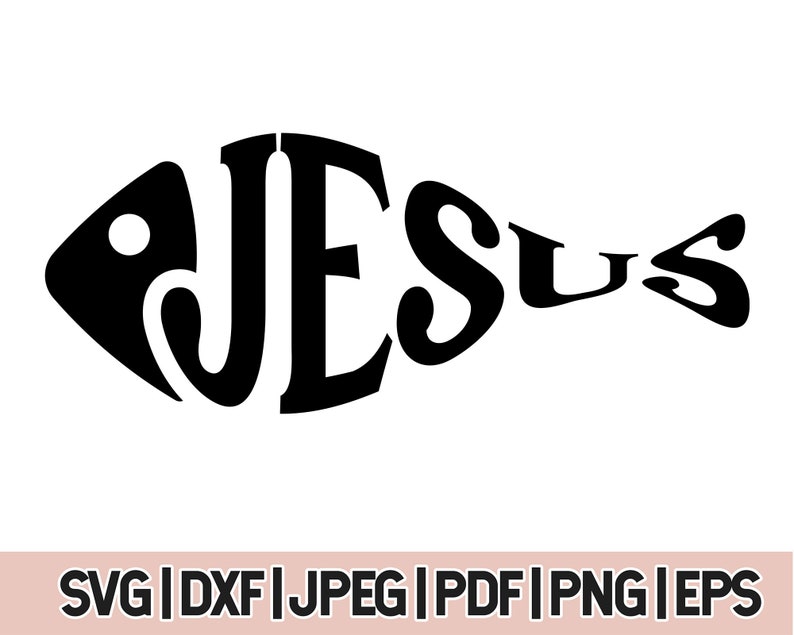 Jesus Fish Svg, Christian Fish, Christian Symbol Png, Christian ...