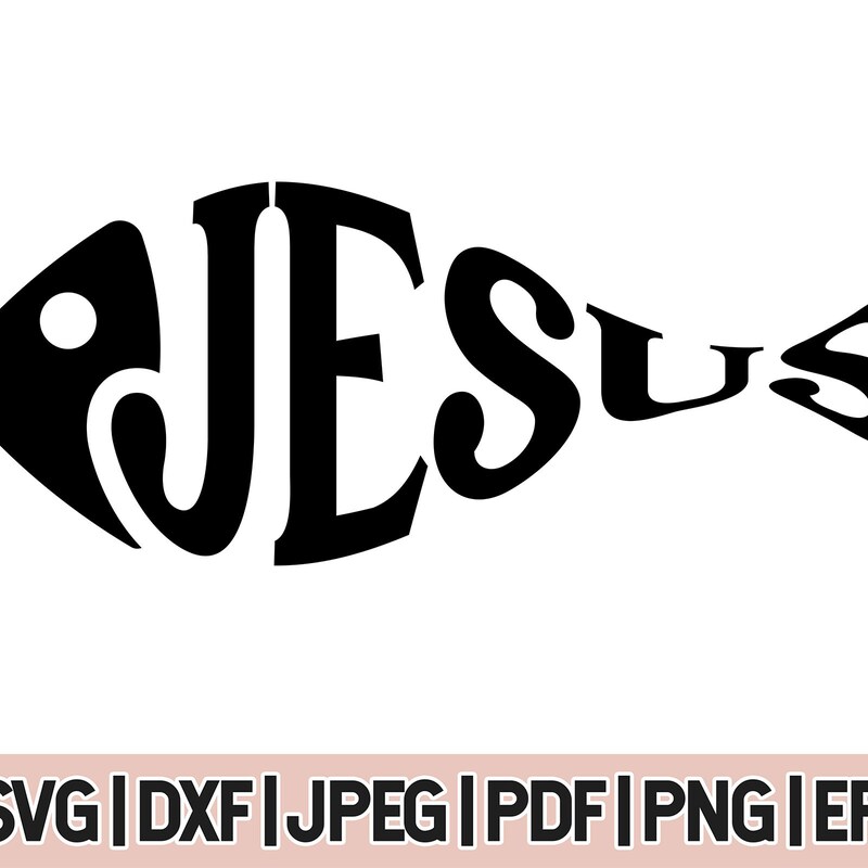 Jesus Fish Decal - Etsy
