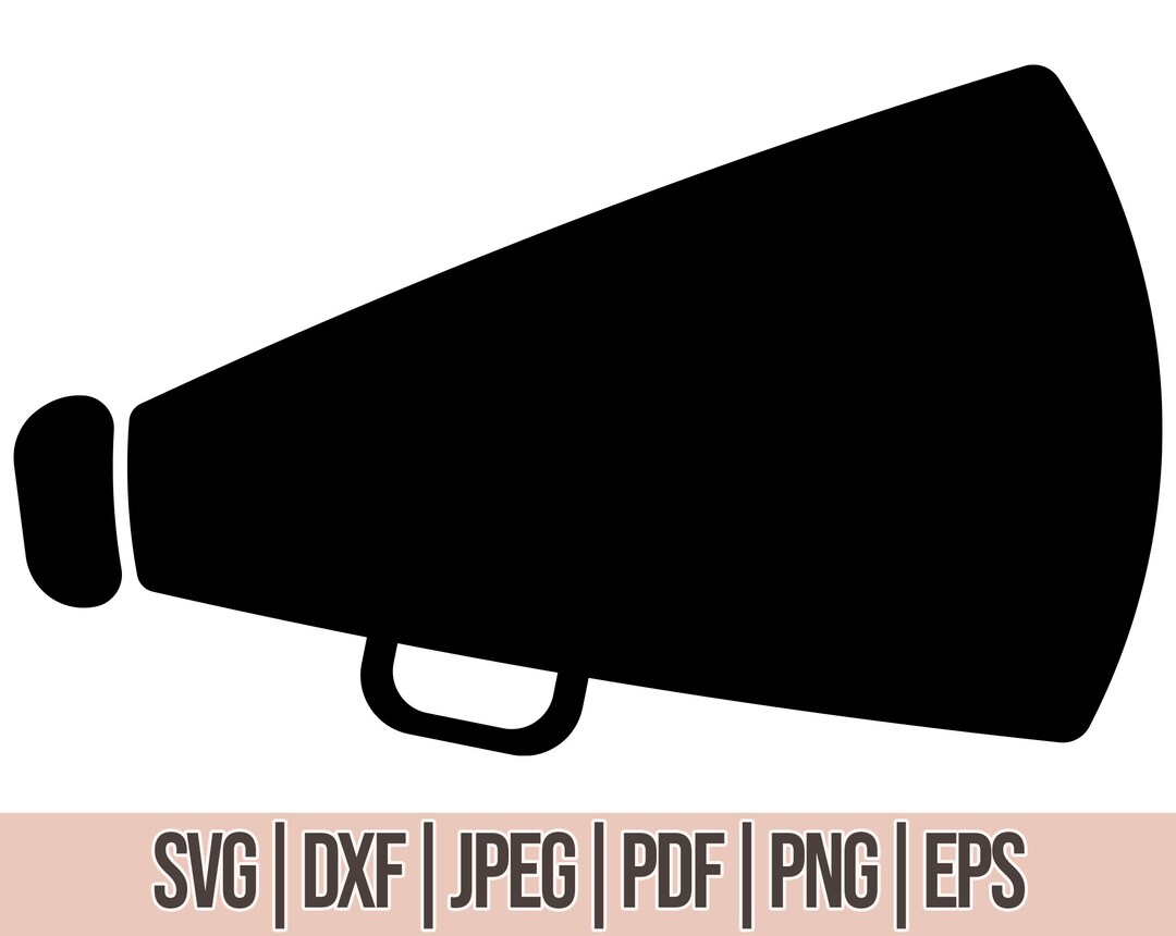 Cheerleader Megaphone Svg Cheer Megaphone Svg Cheer Svg Megaphone