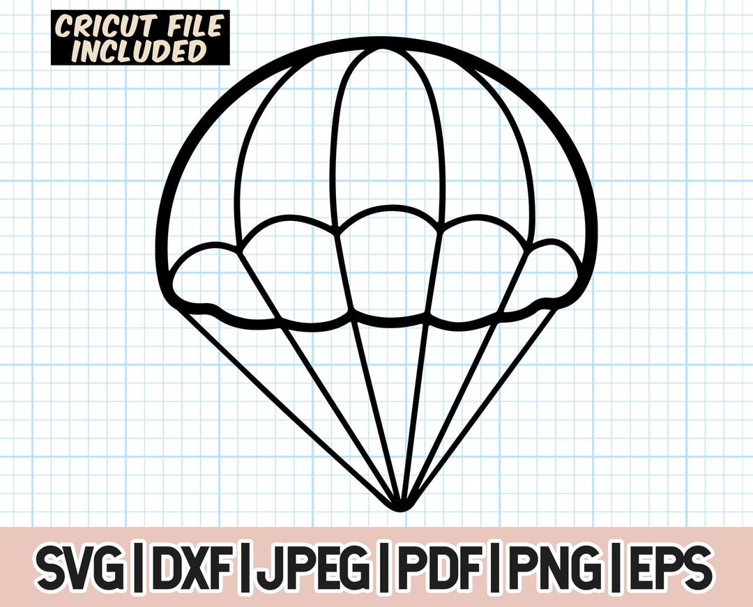 Parachute Svg, Jumping Svg, Skydiving Clip Art, Parachute Icon, Air Svg ...