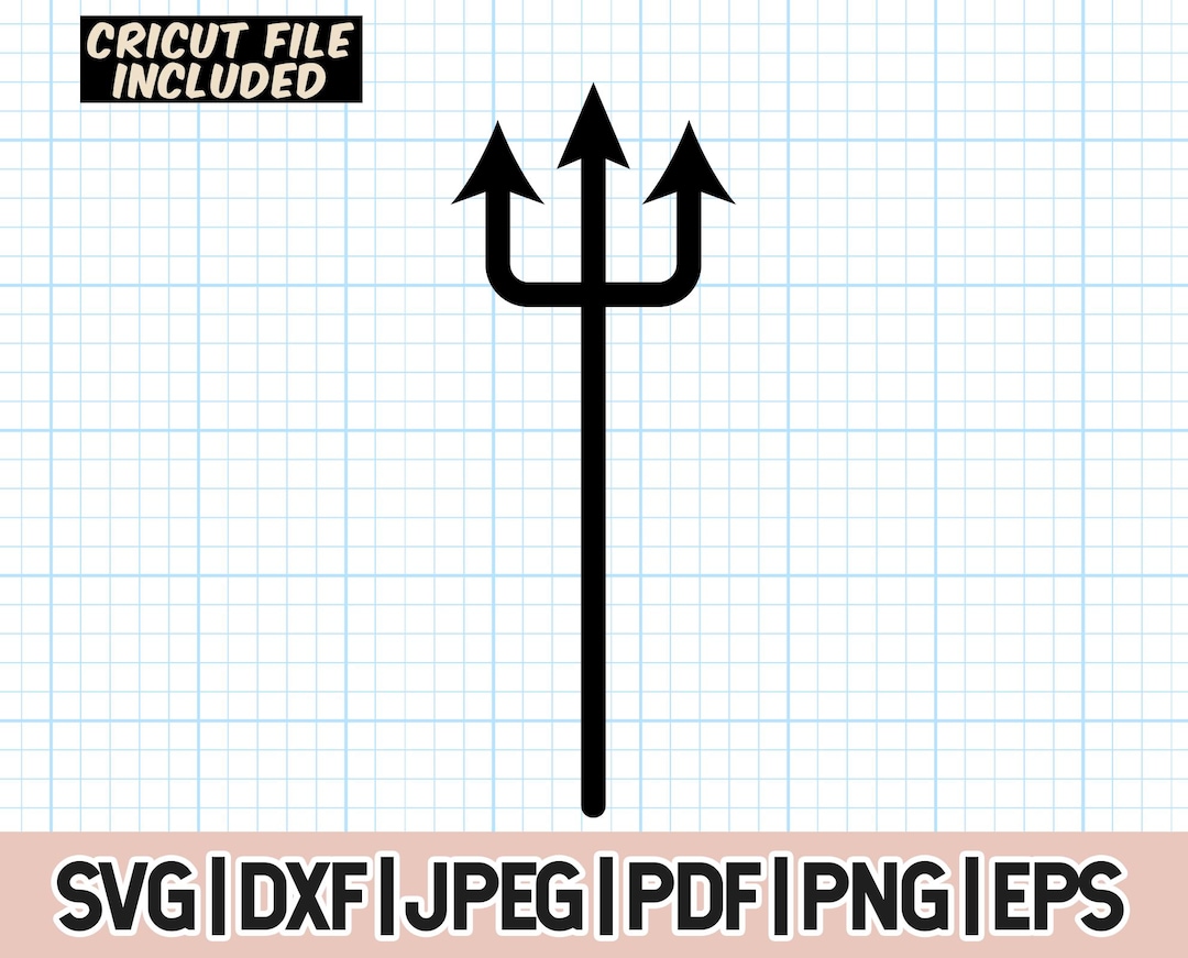 Pitchfork SVG, Pitch Fork Clipart, Trident Png, Devil Pitchfork File - Etsy