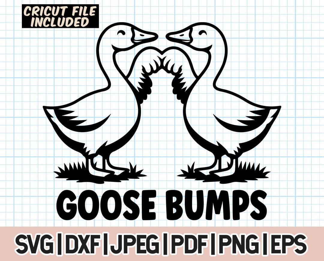 Goose Bumps SVG, Goose PNG, Silly Funny Meme Design, Funny Goose Bumps ...