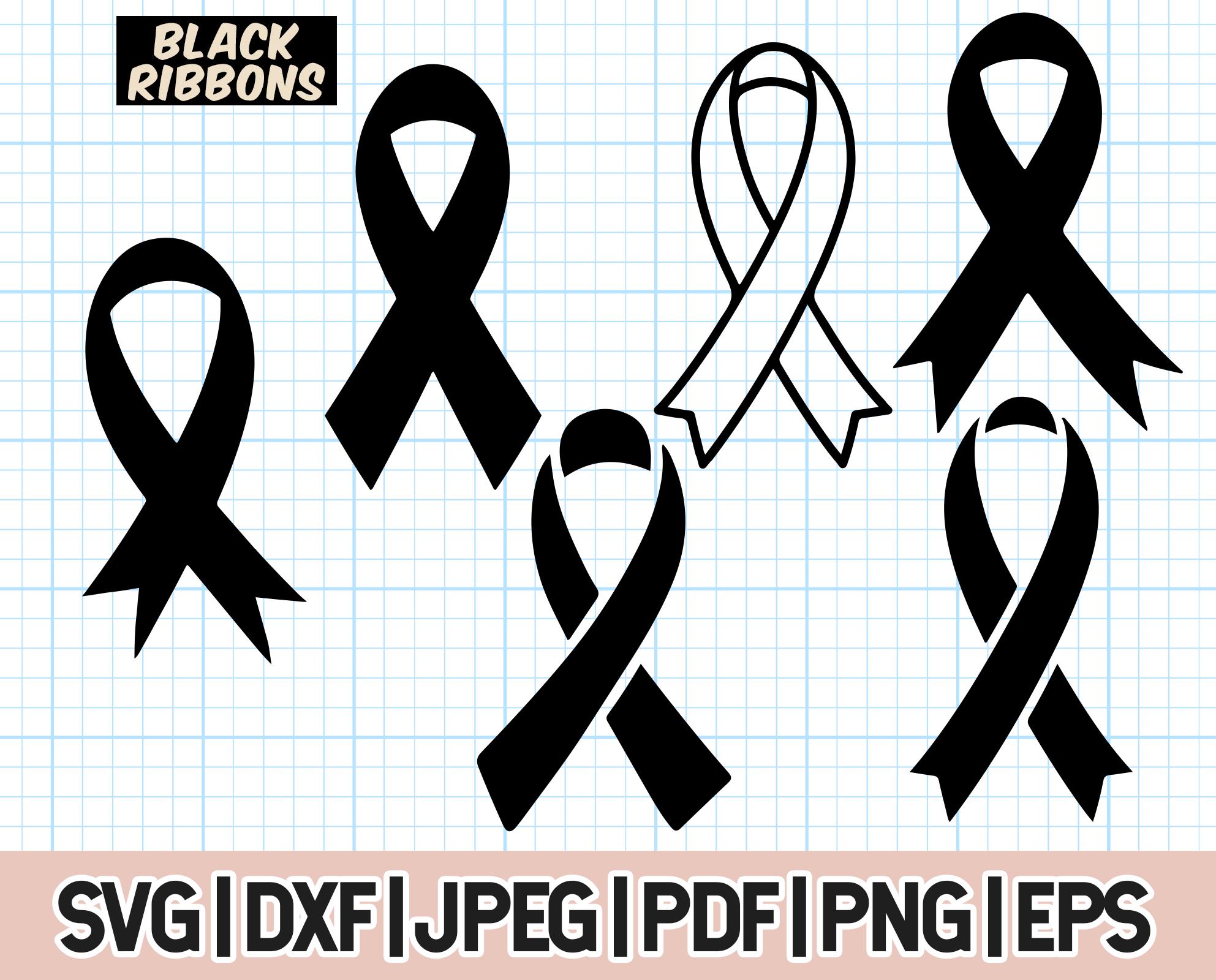 Awareness Ribbon SVG, Breast Cancer Ribbon SVG, Breast Cancer Ribbon ...