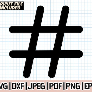 Hashtag PNG, Pound Png,hashtag Svg,pound Sign,instant Download - Etsy